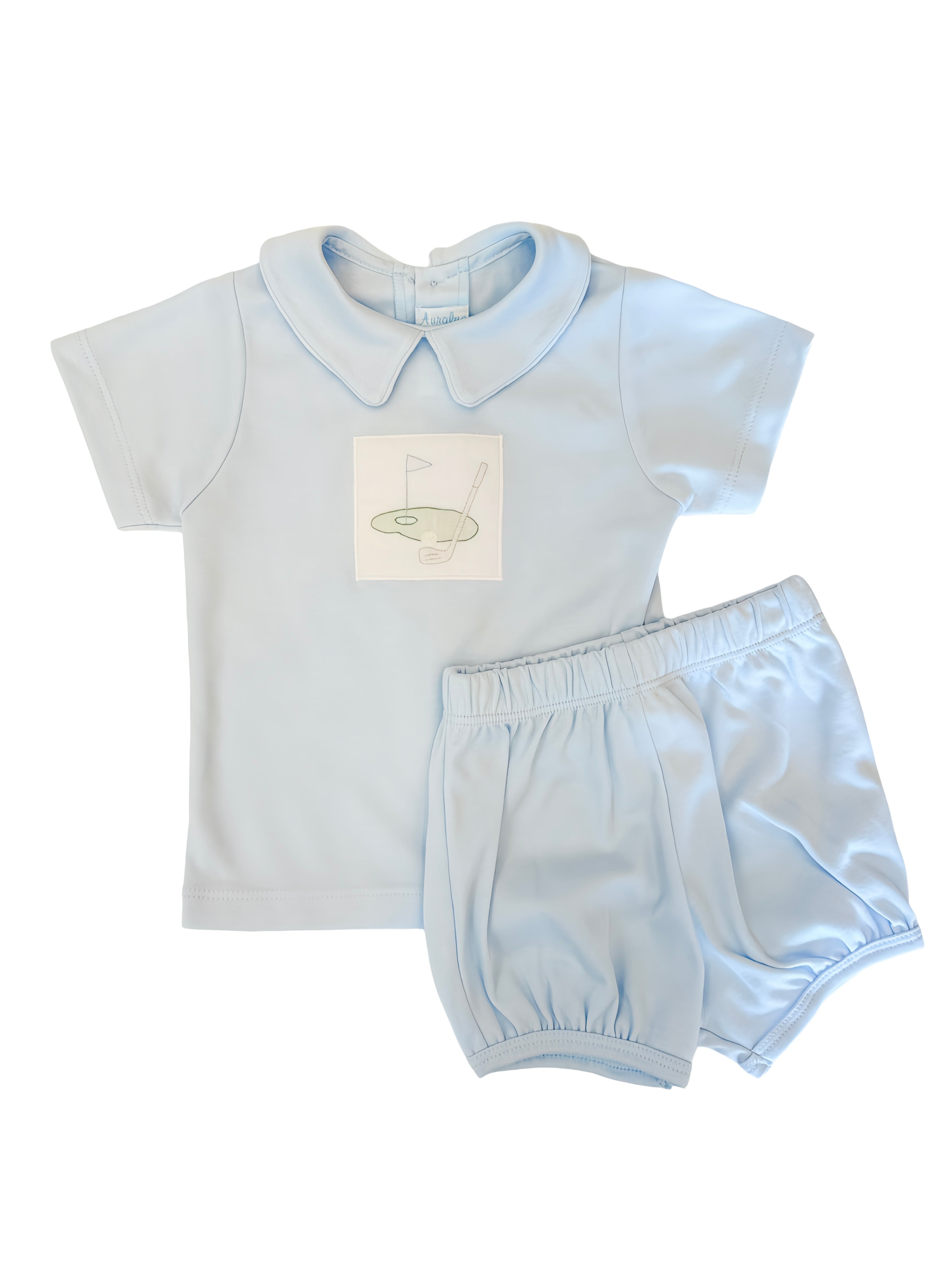 Pastel Top Bloomer Set w/Embroidered Collar – Haute Totz