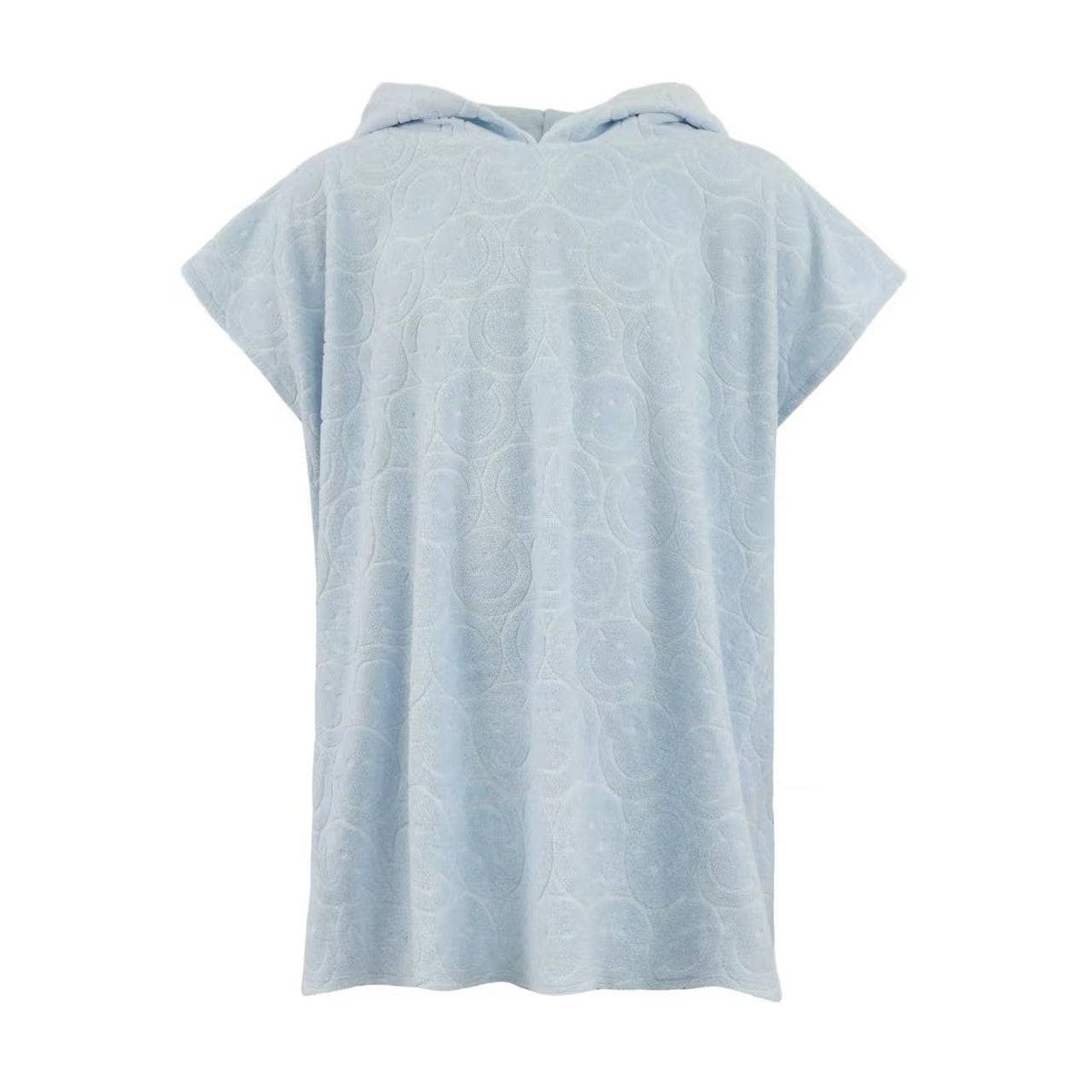 Embossed Emoji Terry Poncho – Haute Totz